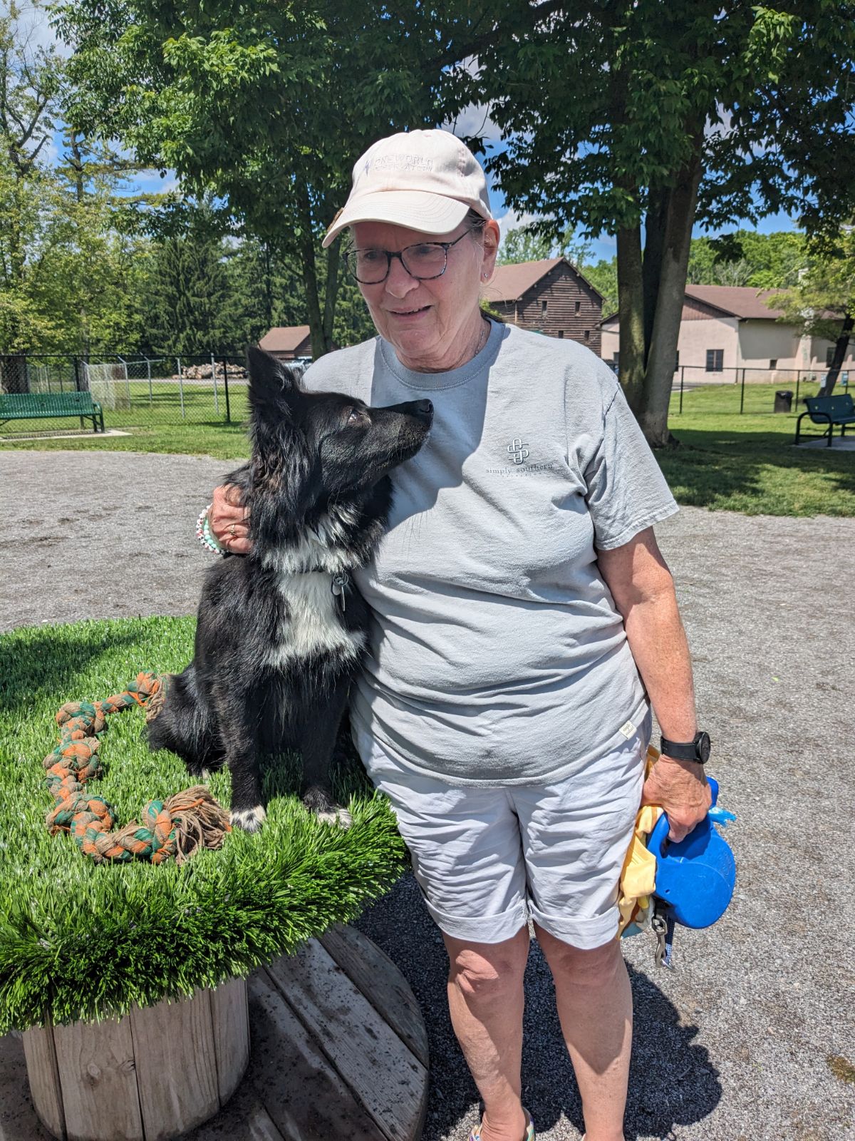 Corky and Tilly – Dog Park Lancaster, NY Como Lake Bark Park
